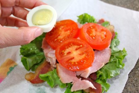 Cobb Salad Sandwich - Cooking With Ruthie
