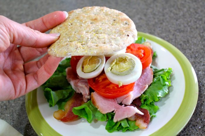 Cobb Salad Sandwich - Cooking With Ruthie