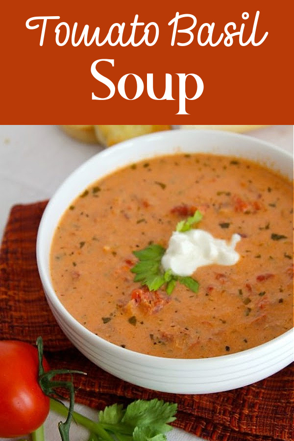 Tomato Basil Soup Recipe - Cooking With Ruthie