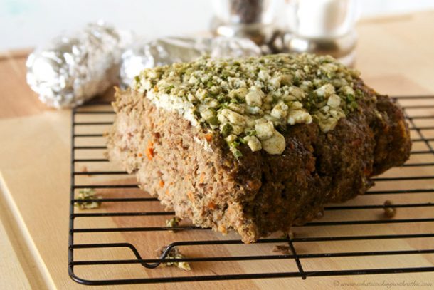 Bacon Blue Cheese Meatloaf - Cooking With Ruthie