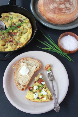 Country French Omelette Recipe - Cooking With Ruthie