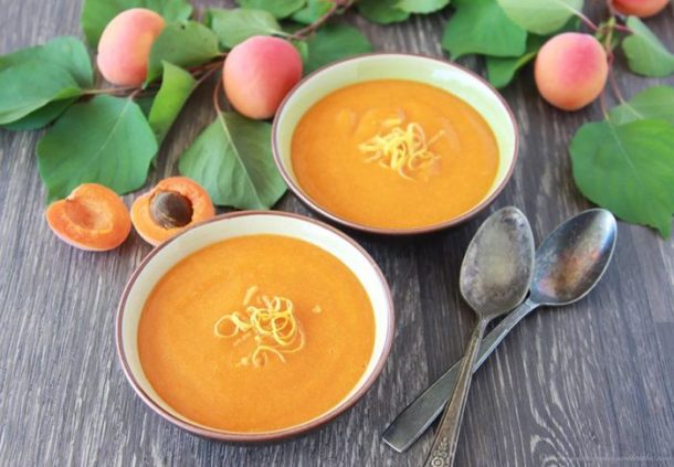 Chilled Apricot Lemon Soup Recipe - Cooking With Ruthie