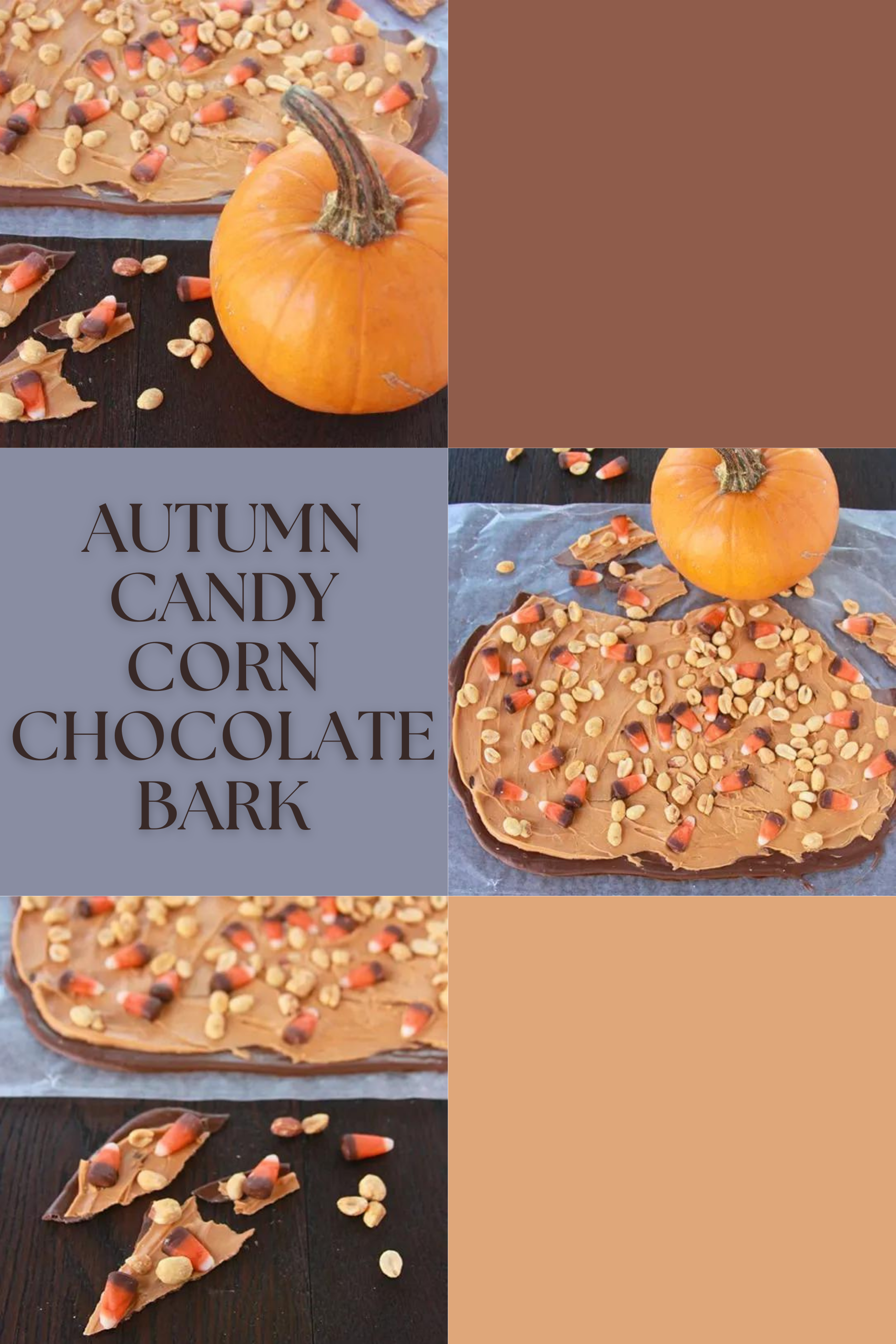 Autumn Candy Corn Chocolate Bark Recipe - Cooking With Ruthie