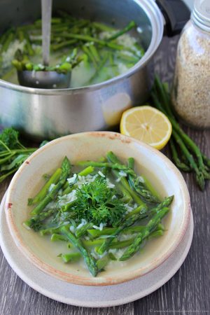 German Spargel Reis Suppe - Cooking With Ruthie