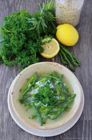 German Spargel Reis Suppe - Cooking With Ruthie