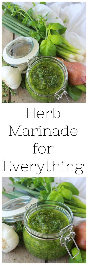 Herb Marinade for Everything - Cooking With Ruthie