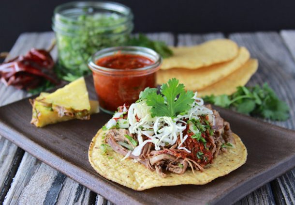 Shredded Beef Tostada Recipe - Cooking With Ruthie