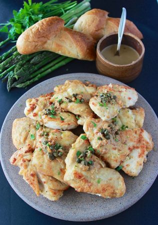 Chicken Piccata with Lemon Caper Sauce Recipe - Cooking With Ruthie