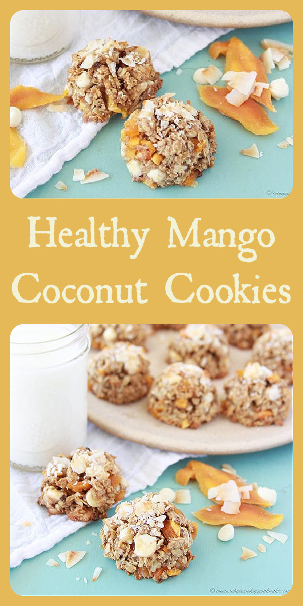 Healthy Mango Coconut Cookies Recipe - Cooking With Ruthie